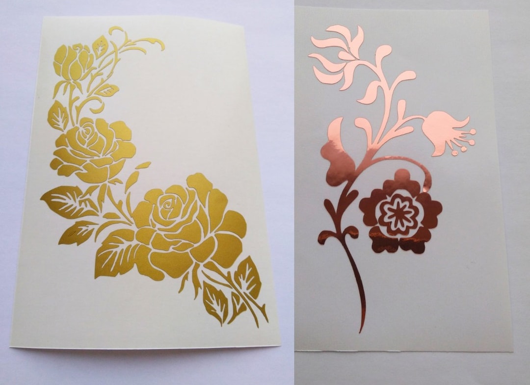 Rose Decal, Flower Sticker, Floral Car Window Sticker, Blossom Sticker ...