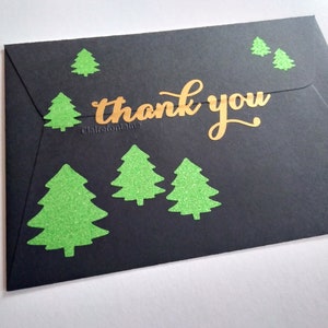 Set of 28 Glitter Christmas Tree Stickers, Holiday Envelope Stickers ...