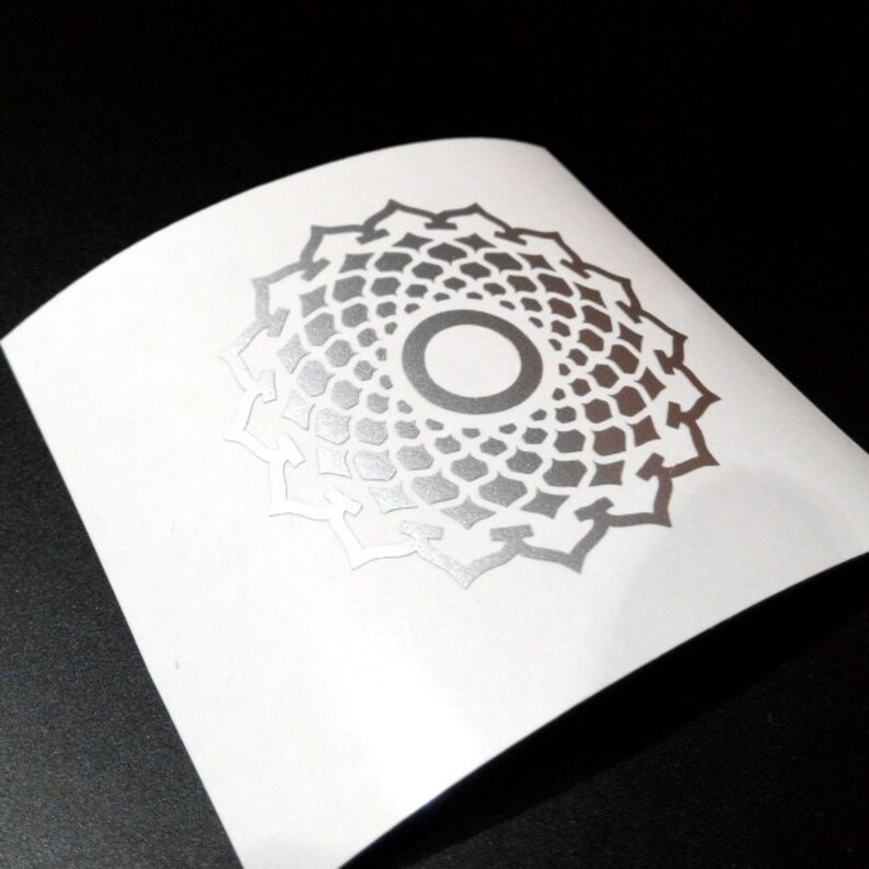 Sahasrara Chakra Decal Sahasrara Sticker Yoga Wall - Etsy