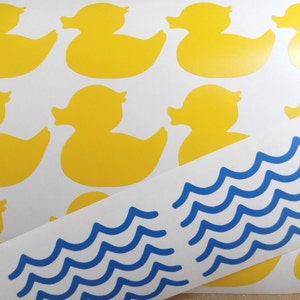 15 Rubber Ducky Decal, Duck Vinyl Wall Decals, Duck Wall Art ,removable ...