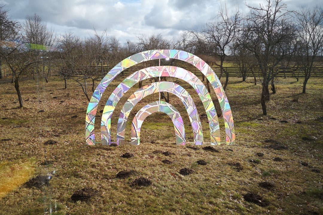 Rainbow Suncatcher, Rainbow Window Decal, Rainbow Maker, Suncatcher for ...