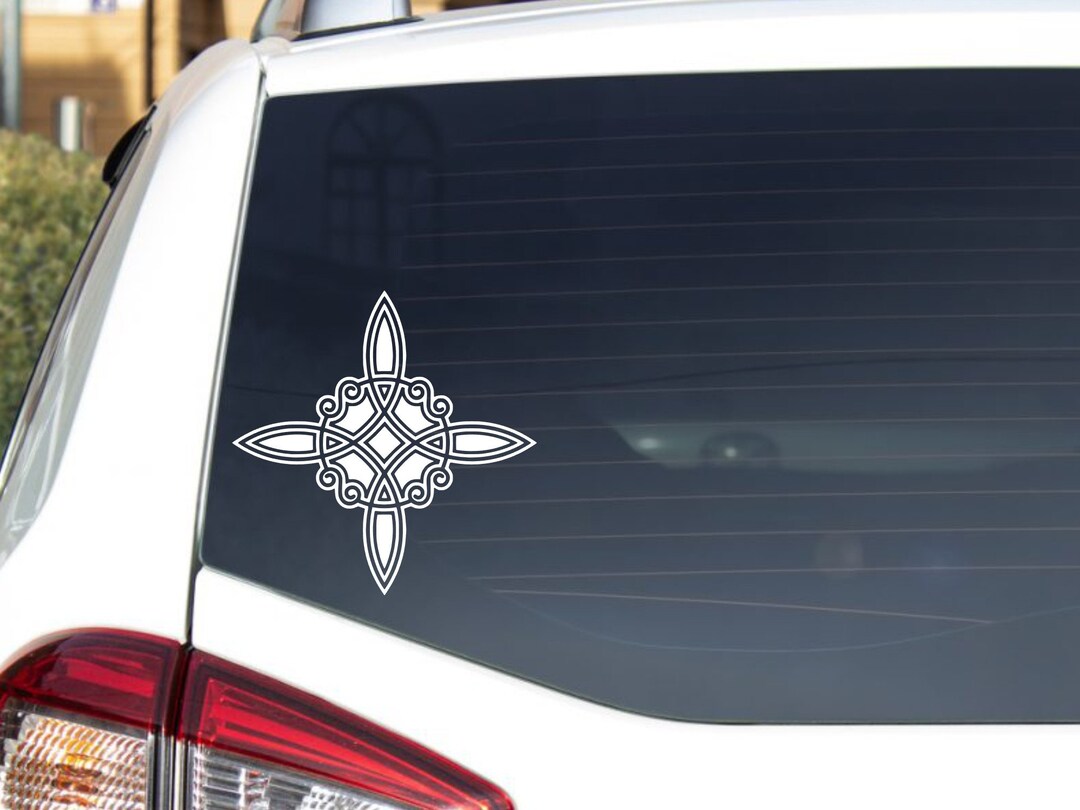 Witches Knot Decal, Wiccan Car Window Sticker, Removable Vinyl Decal ...