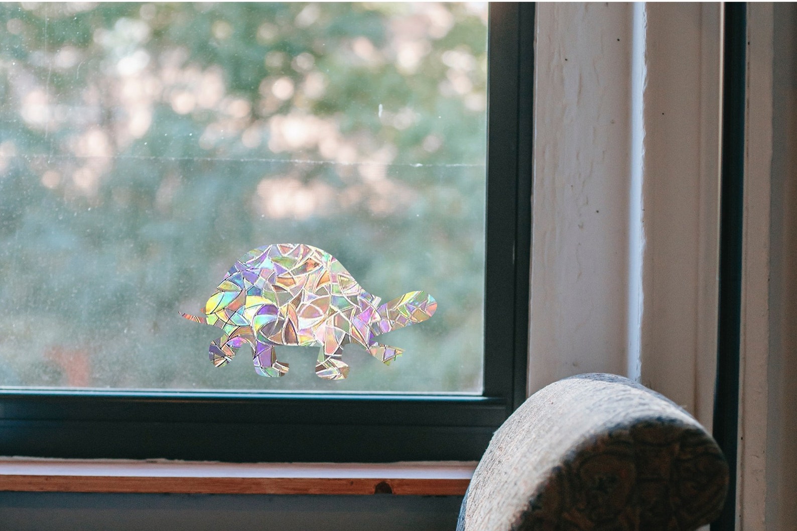Turtle Suncatcher, Turtle Window Decal, Rainbow Maker, Suncatcher for ...