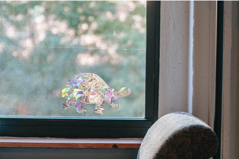 Turtle Suncatcher, Turtle Window Decal, Rainbow Maker, Suncatcher for ...