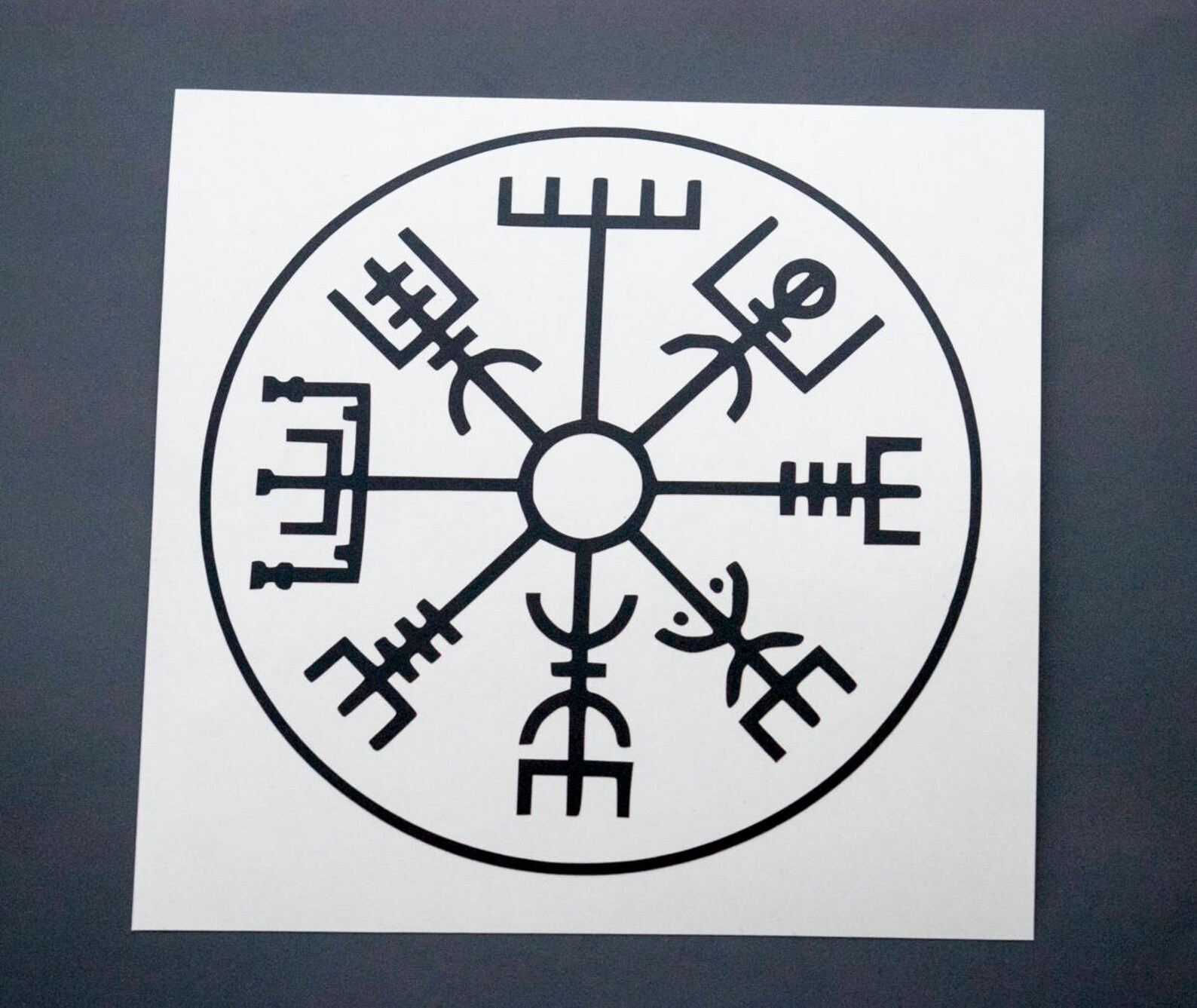 Norse rune compass decal norse rune sticker viking wall | Etsy