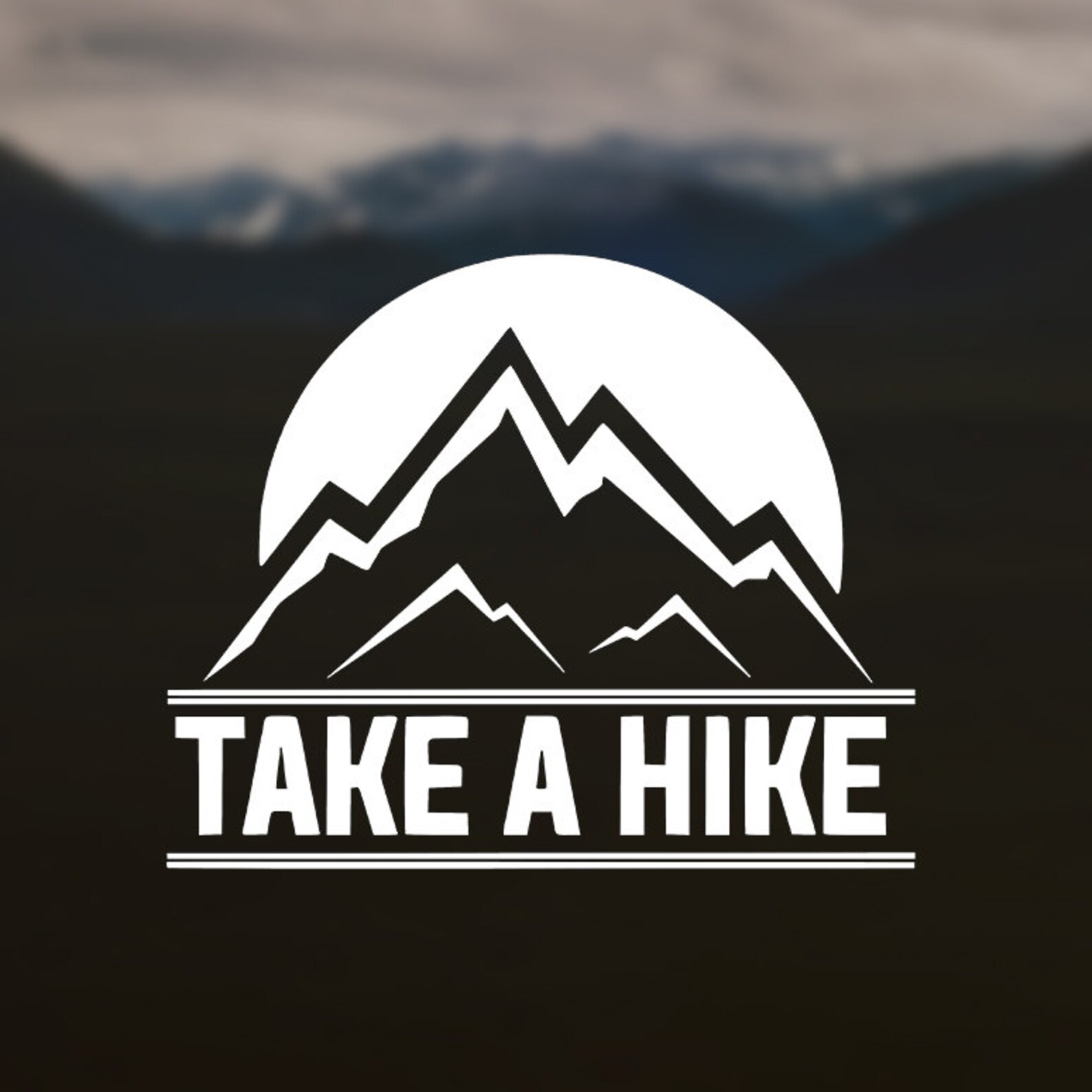 Take a Hike Decal Hiking Sticker Laptop Sticker Wanderlust - Etsy