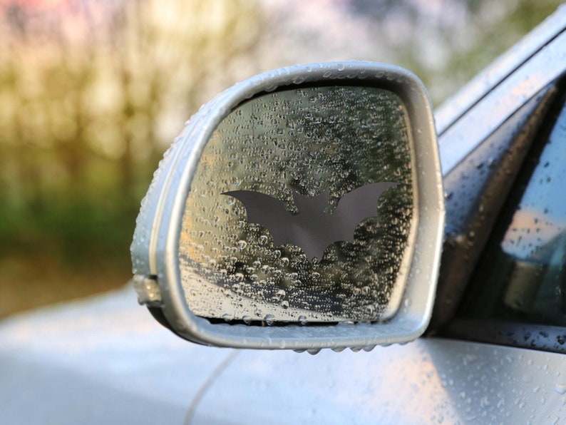 Bat Peeker for Car Rearview Mirrors, Set of 2 Stickers for Car Wing ...