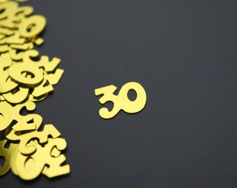 30th Birthday Confetti Thirty Theme Party Confetti 30 - Etsy