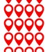 20 Map Marker Stickers, Traveling Markers, Map Route Stickers, Hiking ...