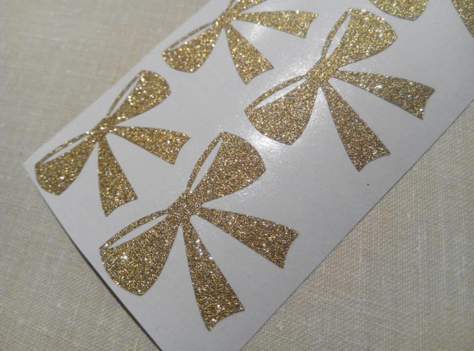 20 Glitter Bow Stickers Baby Shower Decor Birthday | Etsy