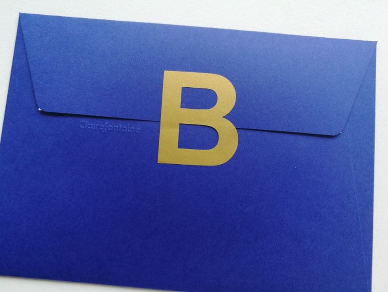 20 Custom Letter Stickers Initial Labels Monogram Envelope | Etsy