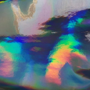 24 Holographic Heart Stickers, Iridescent Stickers, Holo Heart Envelope ...