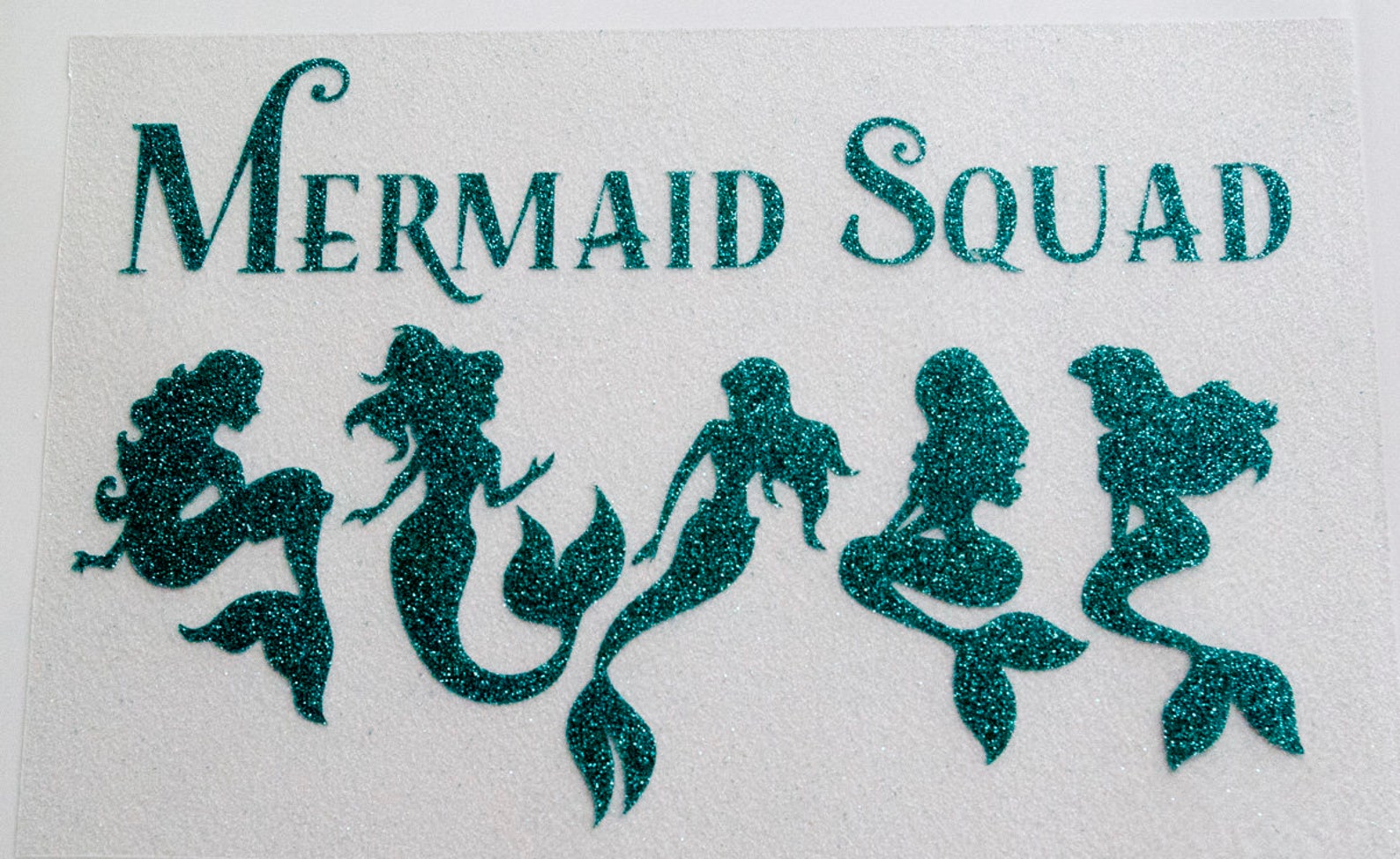 Mermaid Squad Shirt Iron On Mermaid Glitter Designs Mermaid - Etsy