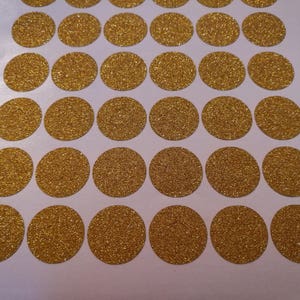 100 Gold/silver/copper Glitter Polka Dot Stickers, Glitter Envelope ...
