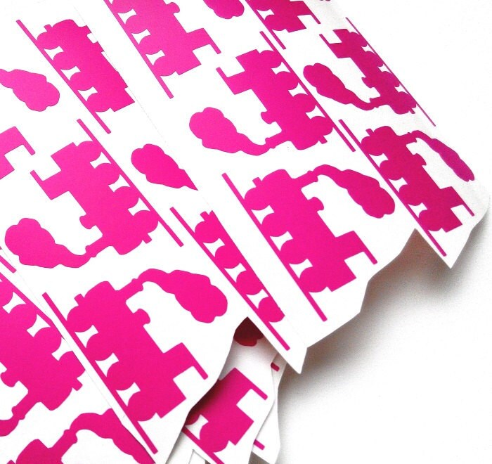 15 Train Stickers Vinyl Stickers Train Party Cup Decals - Etsy