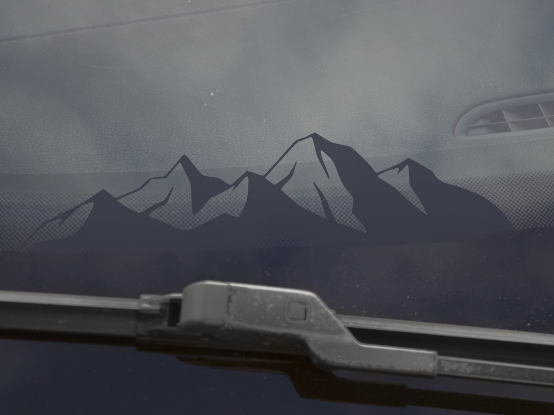 Small Car Windshield Decal, Black Dotted Band Sticker, Car Frit Sticker ...