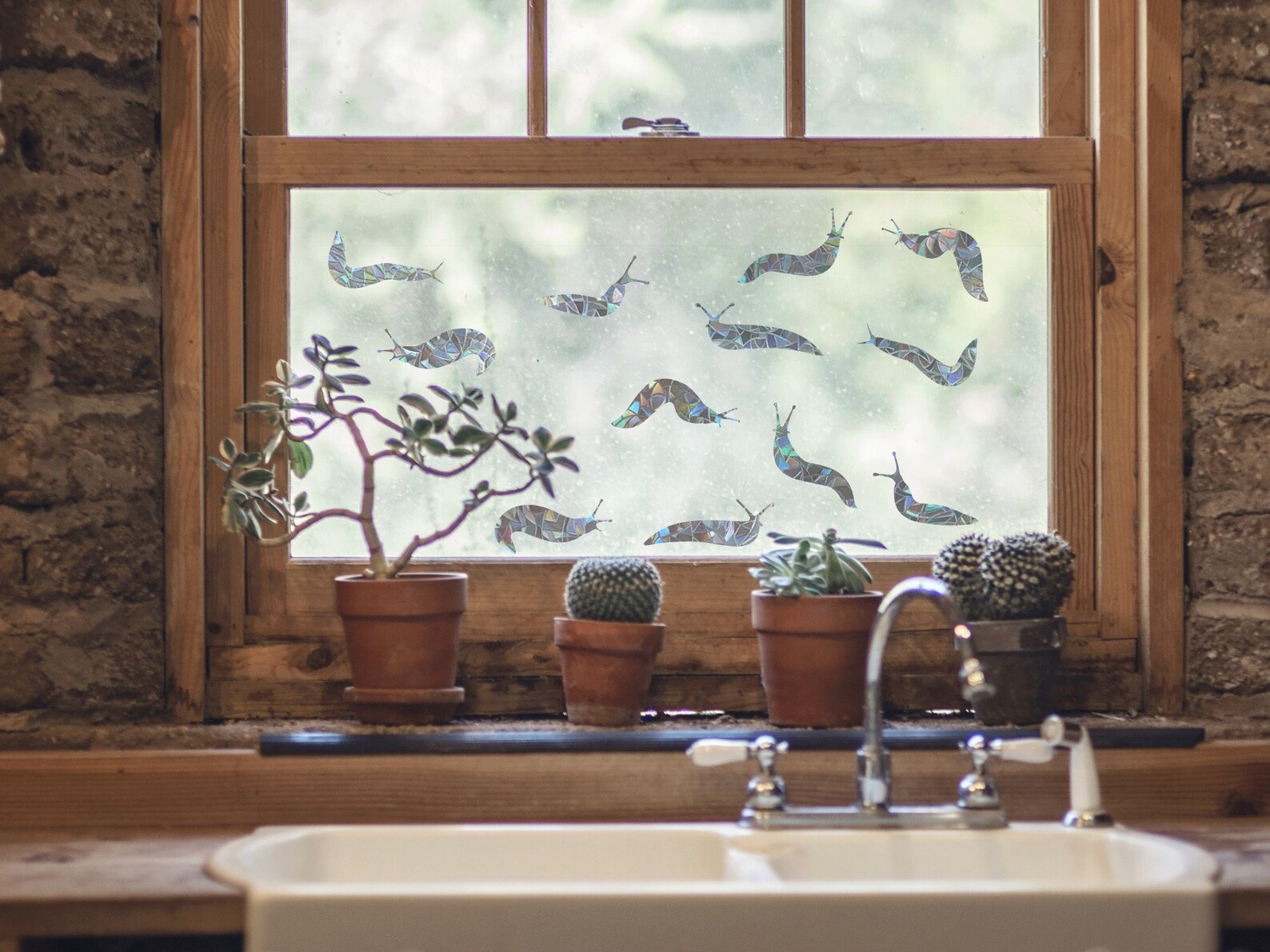 12 Slug Snales Suncatchers Snail Window Decal Rainbow Maker - Etsy