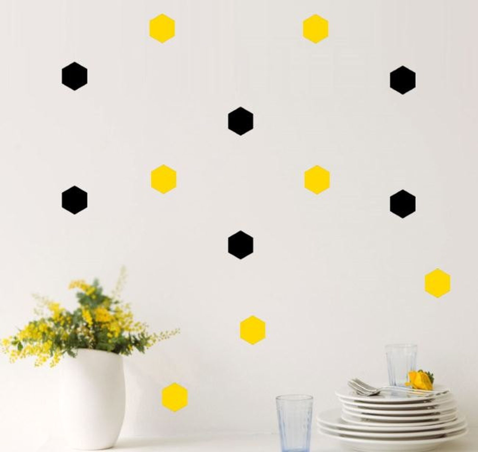 30 Hexagon Stickers Honeycomb Vinyl Wall Decal Honeycomb - Etsy UK