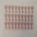 24 Rose Gold Key Stickers, Glitter Envelope Seals, Wedding Invitation ...