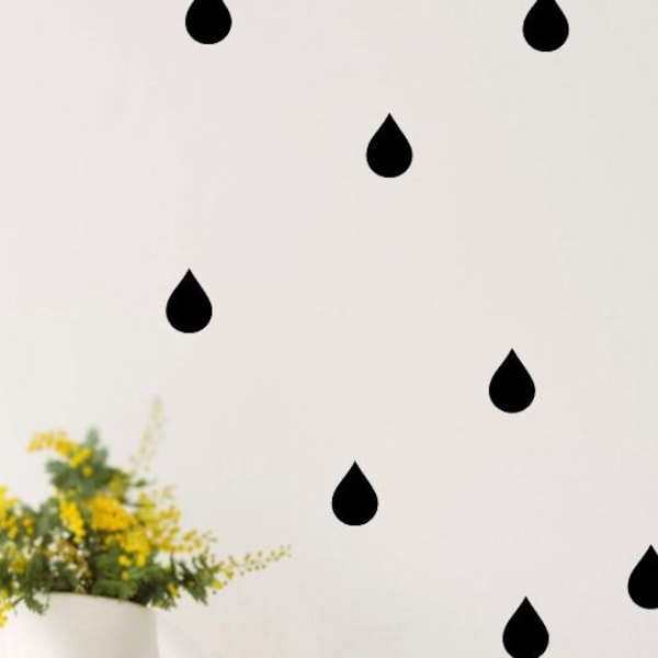 Rain Wall Decals - Etsy