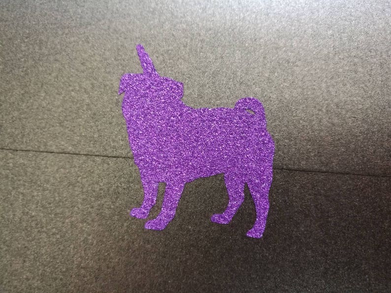 20 Pug Stickers, Glitter Unipug Envelope Seals, Glitter Decor for ...