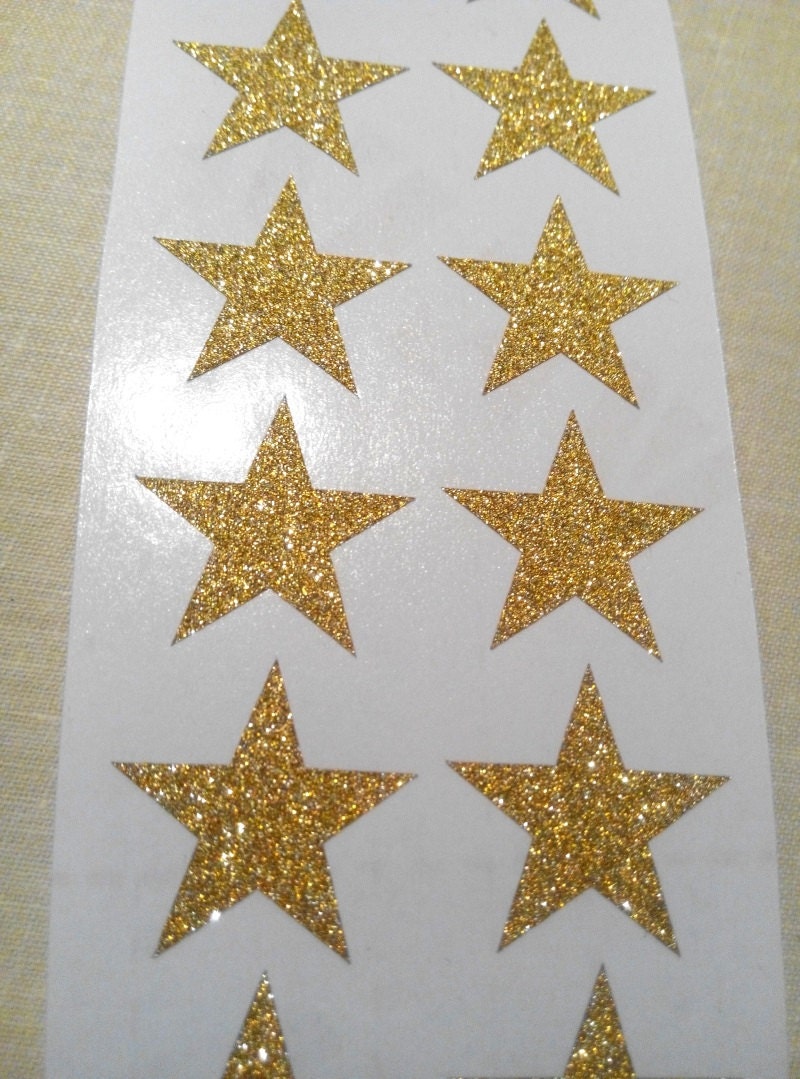 20 Glitter Star Stickers Baby Shower Decor Birthday - Etsy