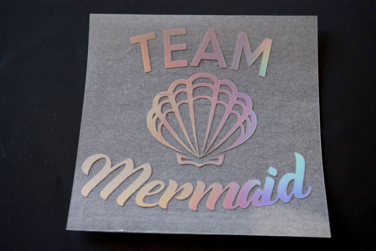 TEAM Mermaid Patch Iron on Shirt Design Diy Heat Transfer | Etsy