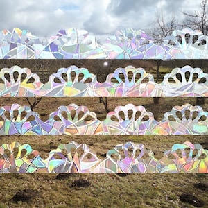 Lace Border Suncatchers, Window Pane Decorative Decal, Rainbow Maker ...