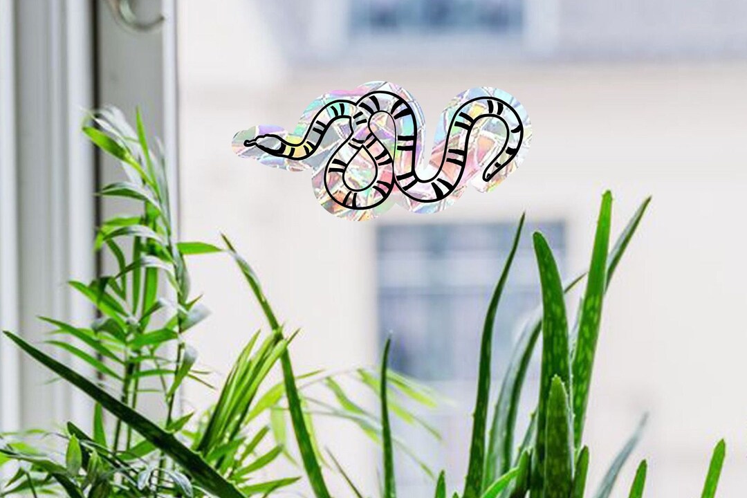 Snake Suncatcher, Snake Window Decal, Rainbow Maker, Suncatcher for ...