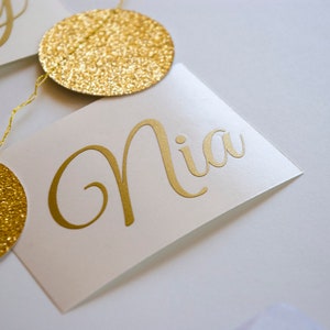 Custom Gold Name Sticker, Wedding Invitation Seals, Personalized Name ...