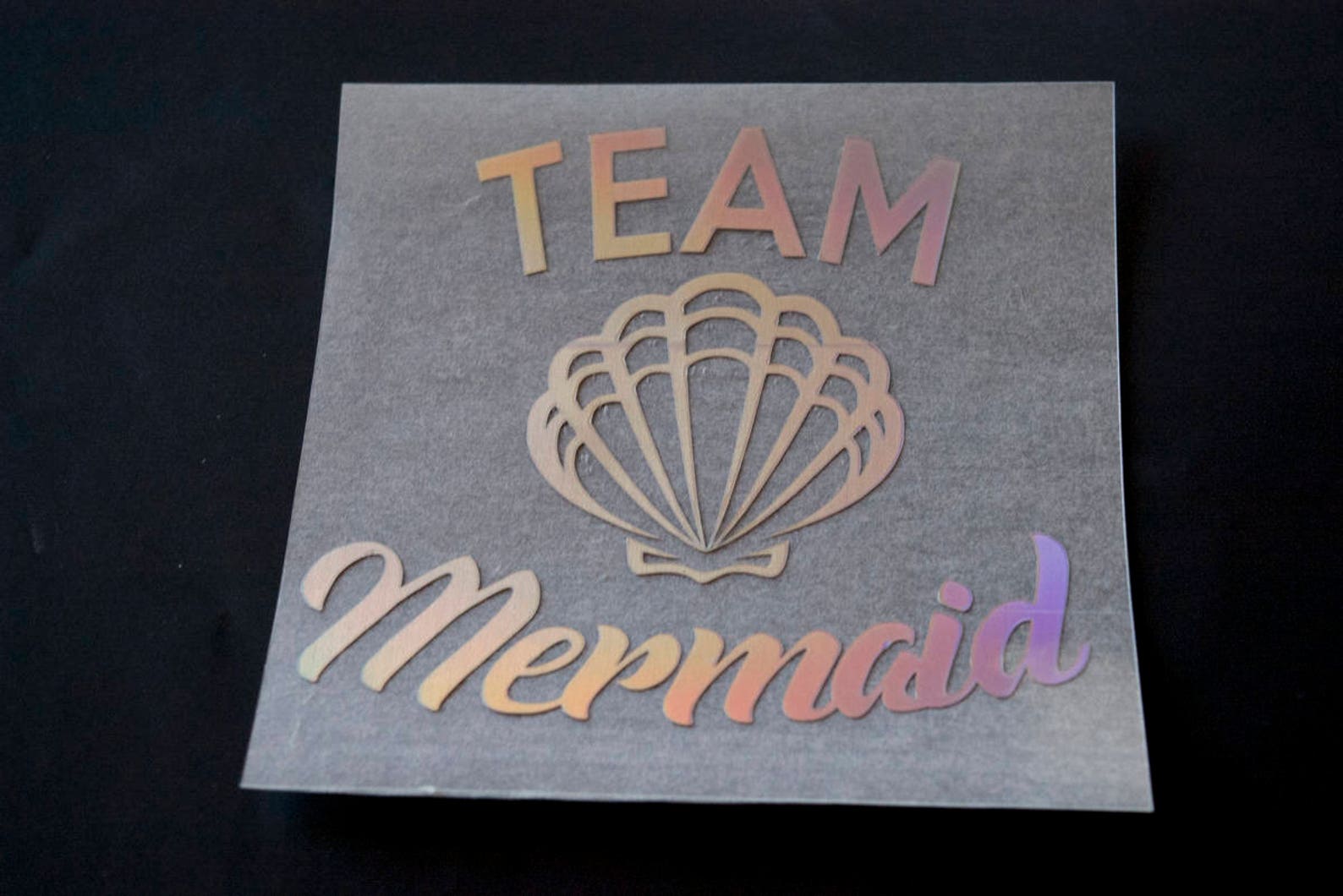 TEAM Mermaid Patch Iron on Shirt Design Diy Heat Transfer | Etsy