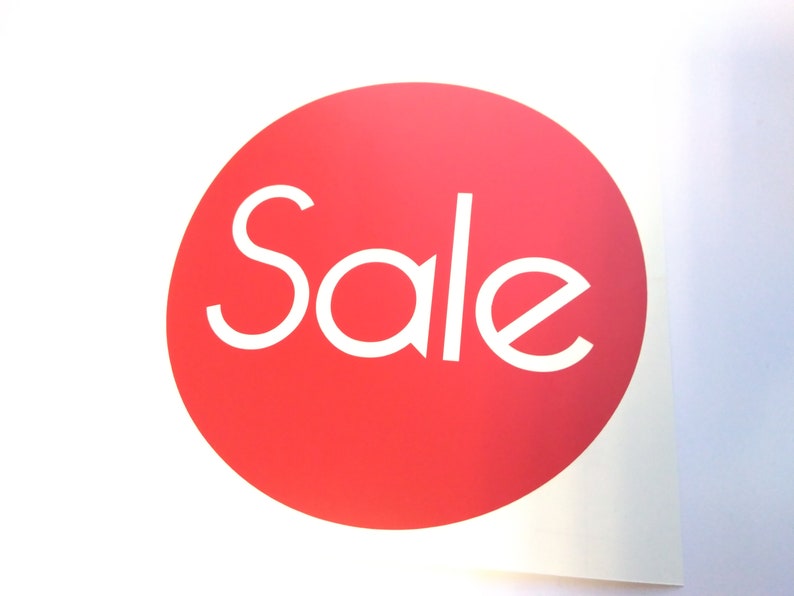 Sale Window Decal, Sale Sticker for Boutique Shop, Elegant Shop Sign ...