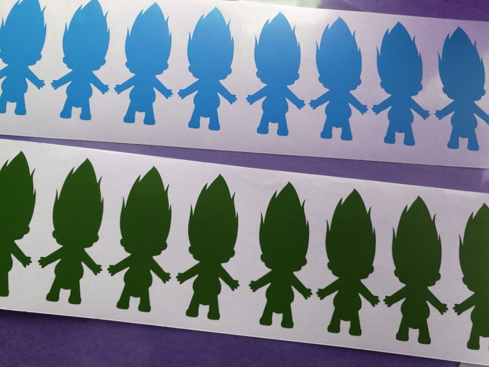 30 troll stickers troll birthday invites troll party | Etsy