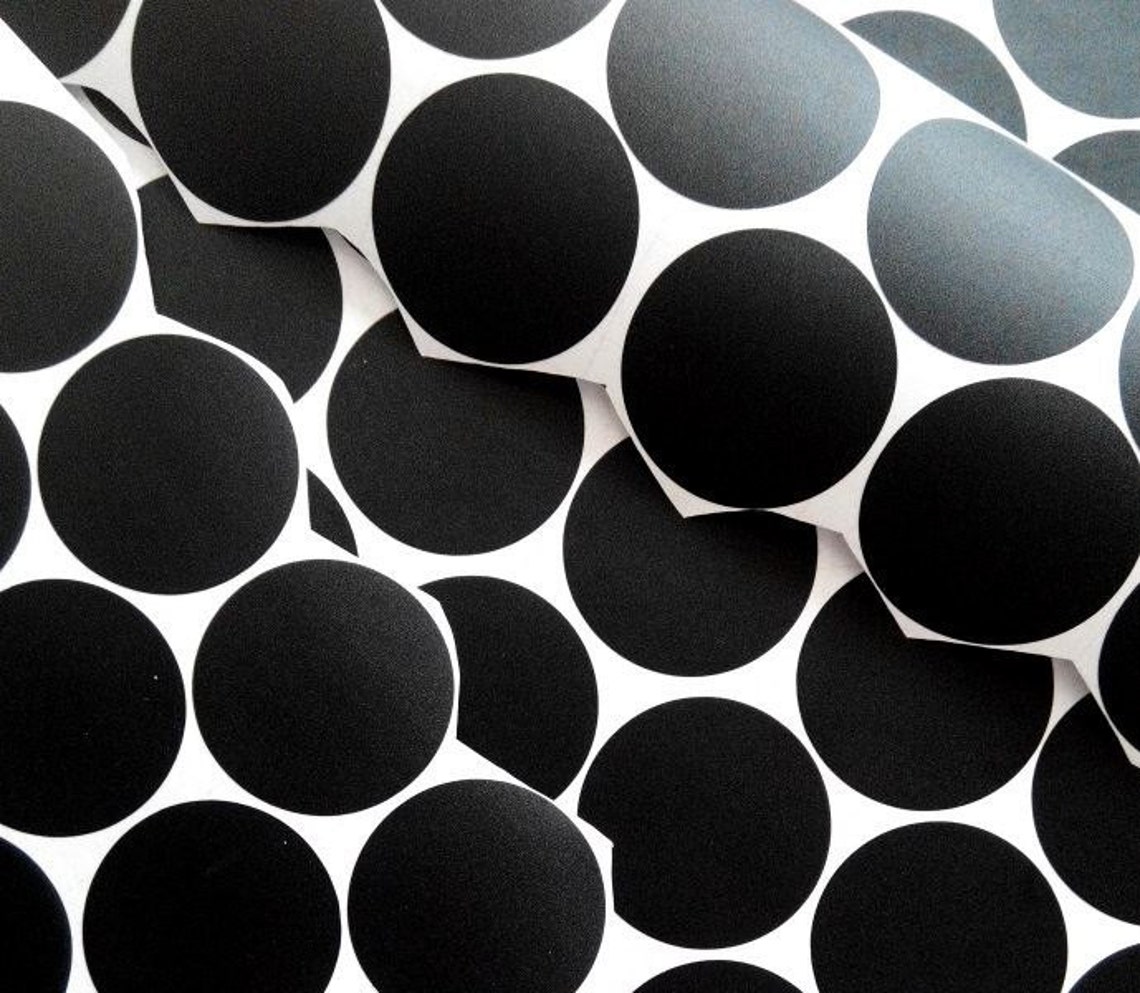 20 Round Chalk Labels Chalkboard Stickers Self Adhesive - Etsy