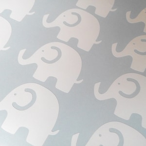 20 Elephant Stickers, Elephant Wall Stickers, Elephant Birthday, Baby ...