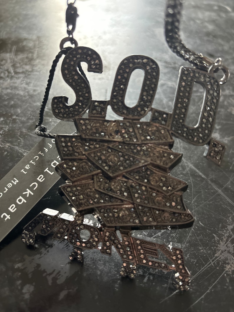 SOD Black Money Gang Pendant W/36” Chain - Etsy