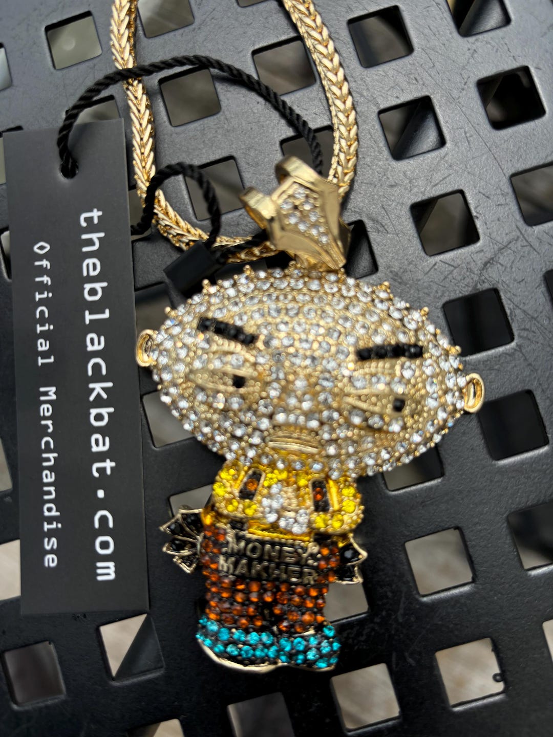 STEWIE Large Gold Pendant W/free 36” Gold Chain - Etsy