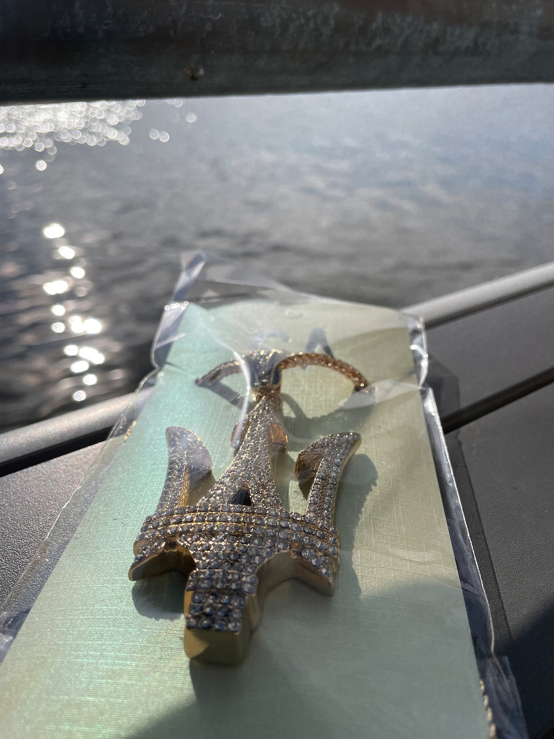 Large 4 Maserati Gold Pendant & 36 Chain - Etsy