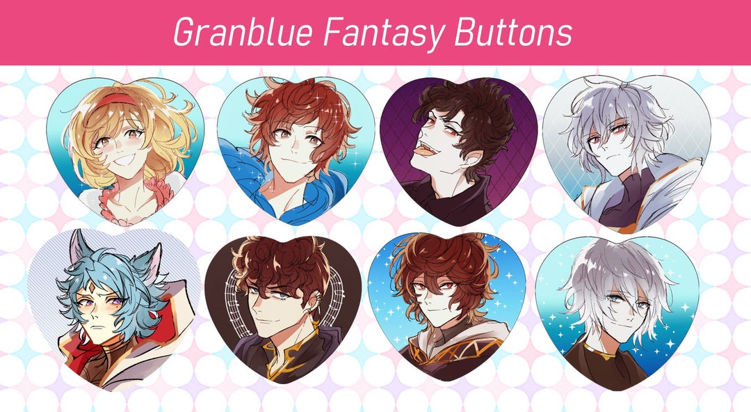 Granblue Fantasy Buttons [PREORDER] - Etsy