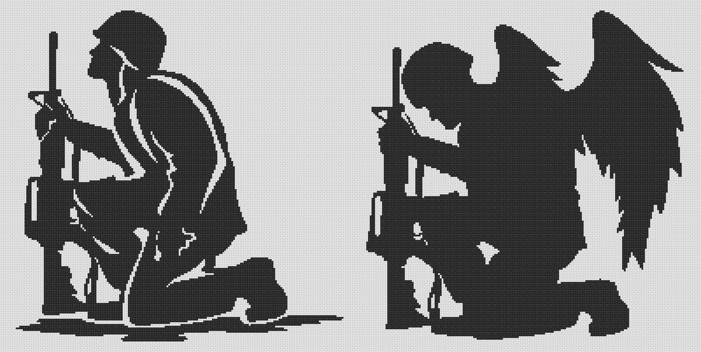 Shadow of a Hero Counted Cross Stitch Pattern Fallen Soldier Military ...