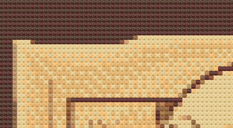 Pirate Buried Treasure Map Cross Stitch Pattern, Buccaneer Cartographer ...