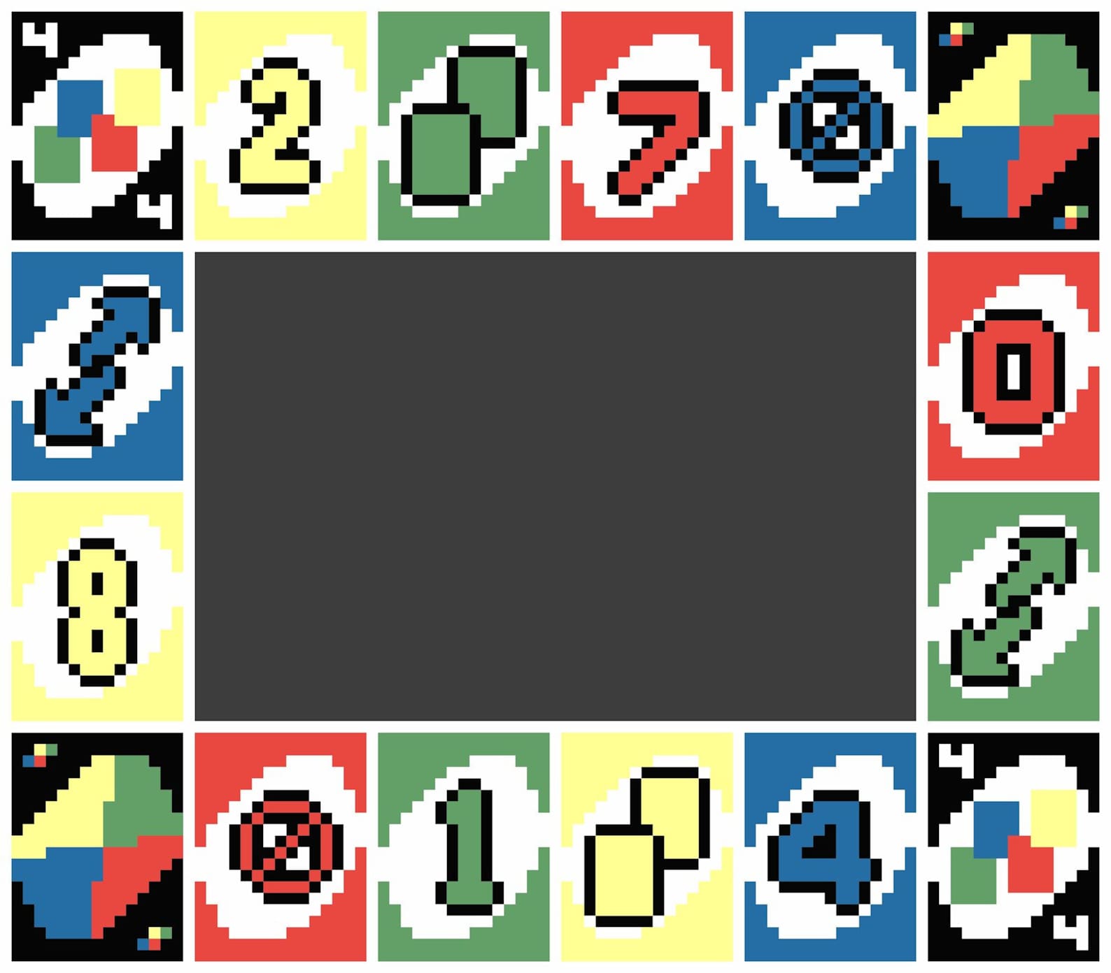Uno Card Picture Frame Cross Stitch Pattern, Family Game Night Tribute ...