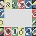 Uno Card Picture Frame Cross Stitch Pattern, Family Game Night Tribute ...