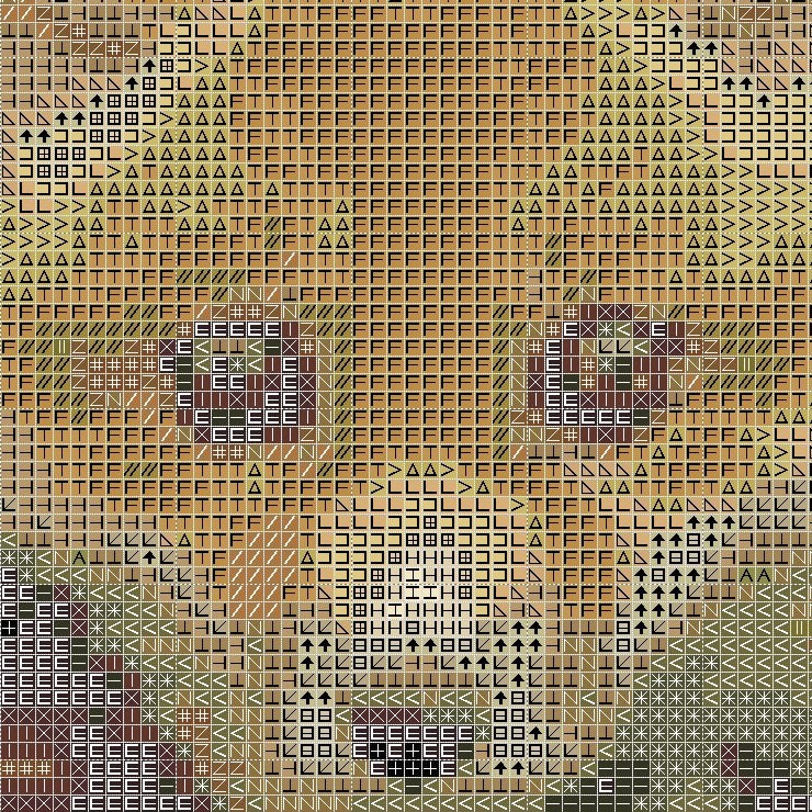 Baby Fox Counted Cross Stitch Pattern - Baby Fox Pixel Art Pattern ...