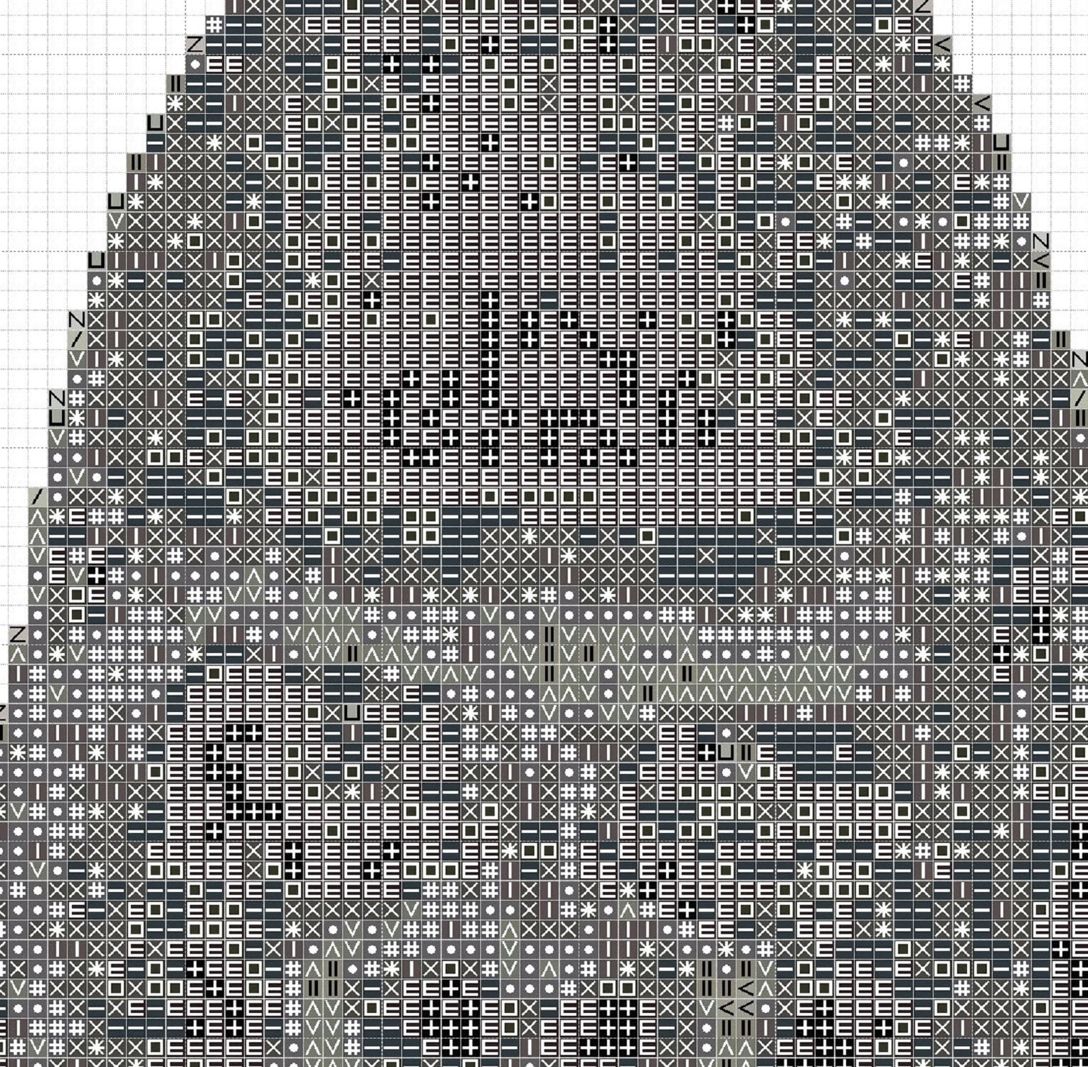 Gorilla Cross Stitch Pattern - Silver Backed Back Gorilla Counted Cross ...