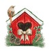 Hand Drawn Holiday Birdhouse Cross Stitch Pattern, Backyard Song Birds ...