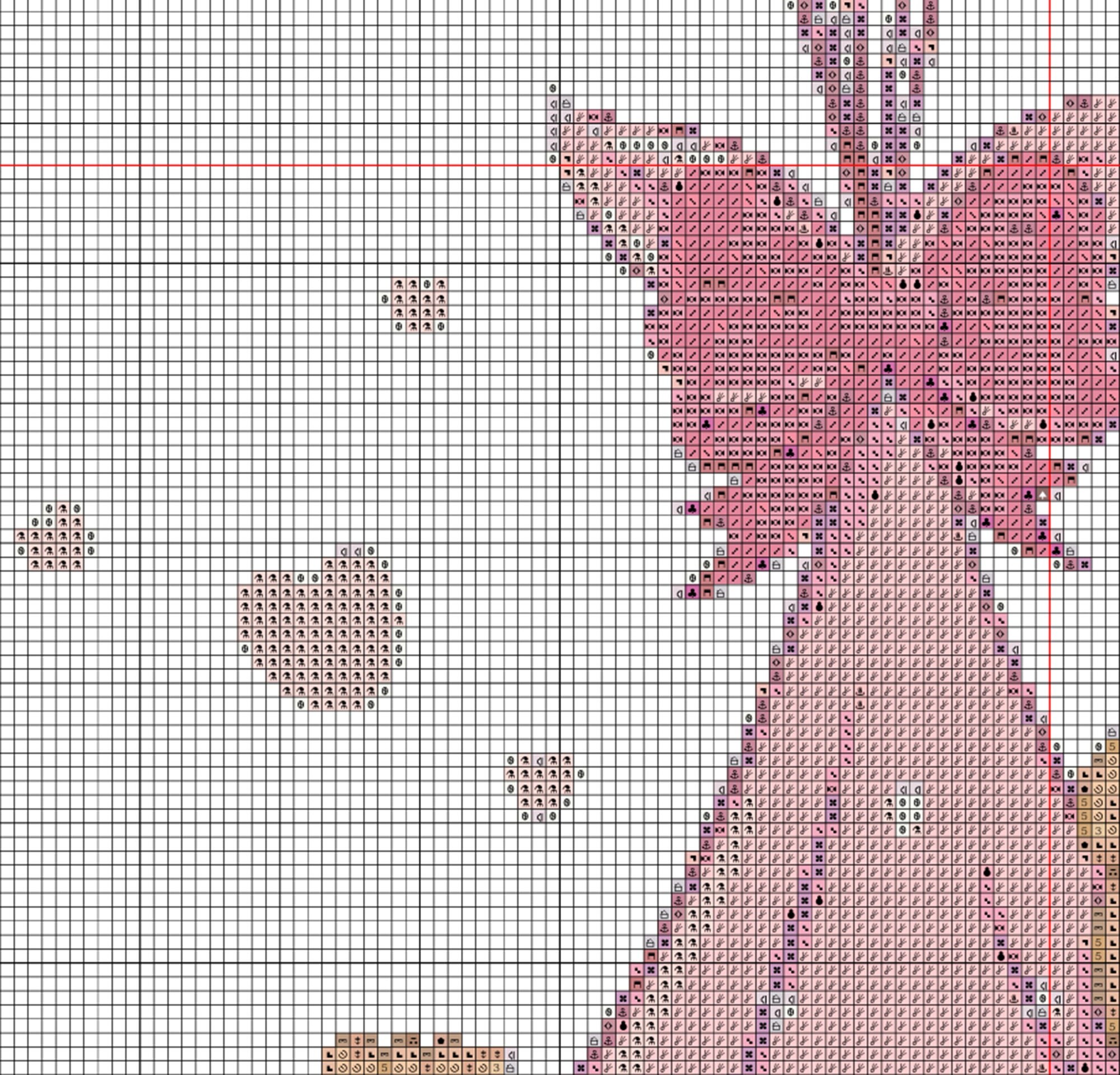 Baby Girl Special Delivery Cross Stitch Pattern - Birth Announcement ...