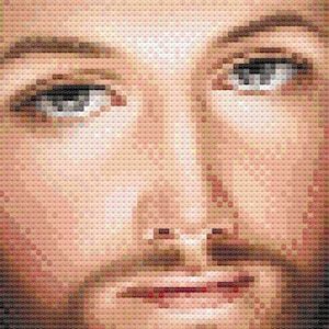 Divine Mercy of Jesus Cross Stitch Pattern, Biblical Sacred Heart ...