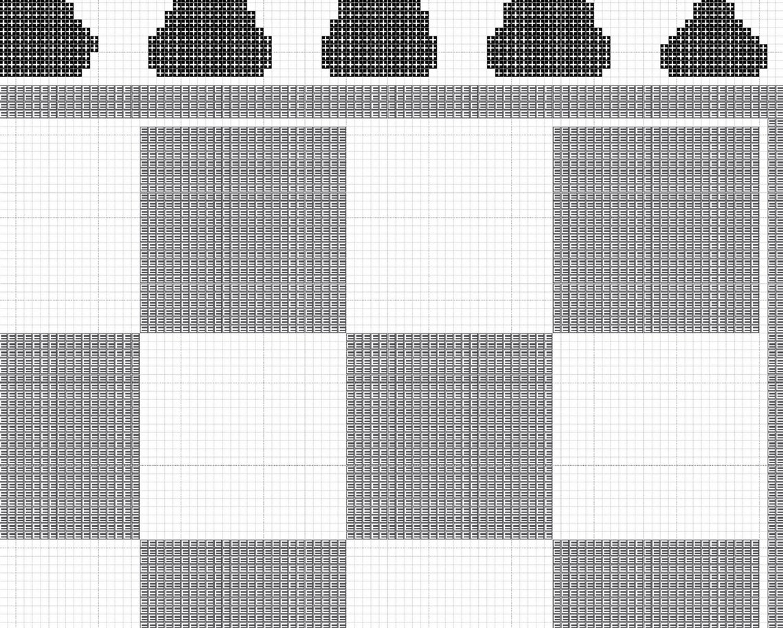 Full Chess Set Cross Stitch Pattern, Basic Classic Board Game Simple ...