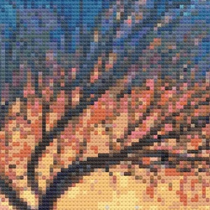 Tree of Life Cross Stitch Pattern - Circle of Mother Nature Counted ...